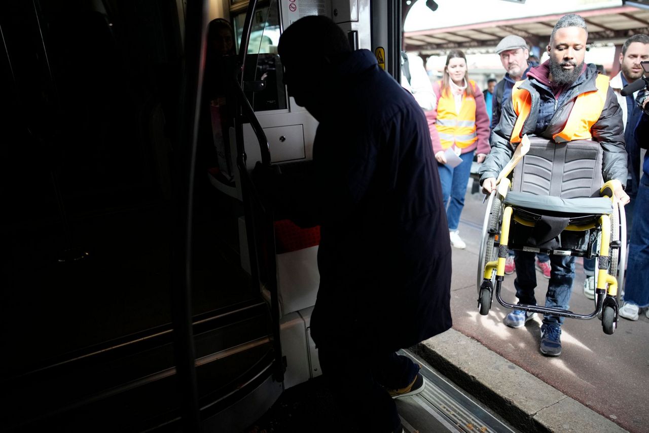 Protest over disabled access in France before Paris Olympics