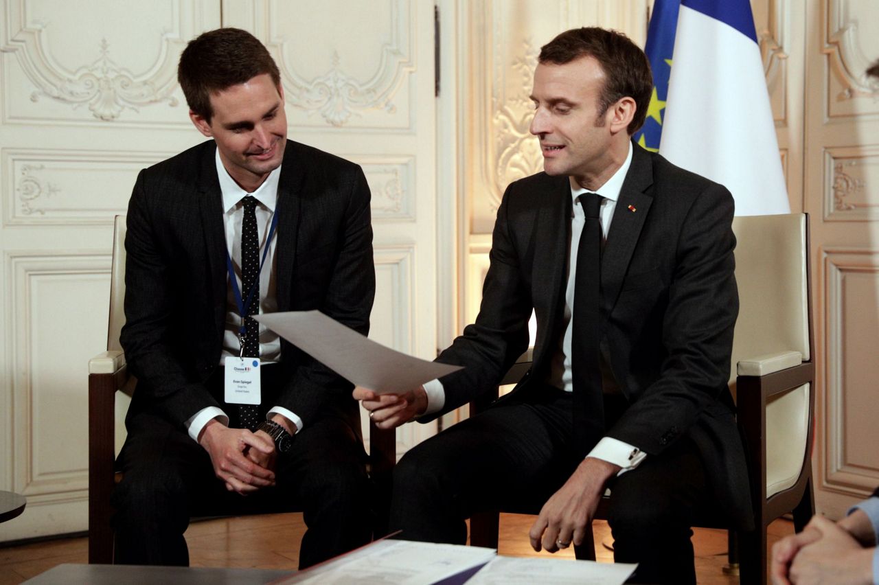 France's Macron hosts 150 world business leaders