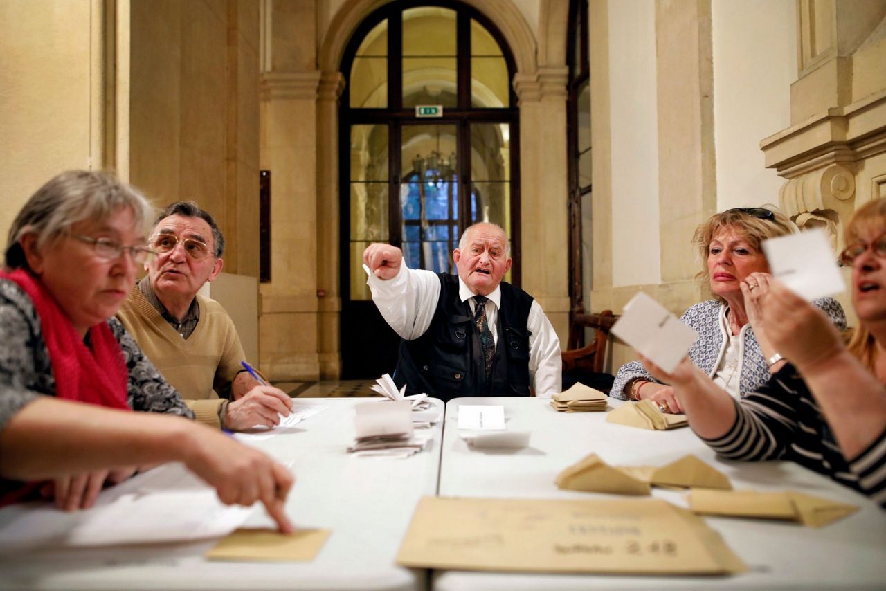 Voting in France: Paper ballots, cast in person; no machines