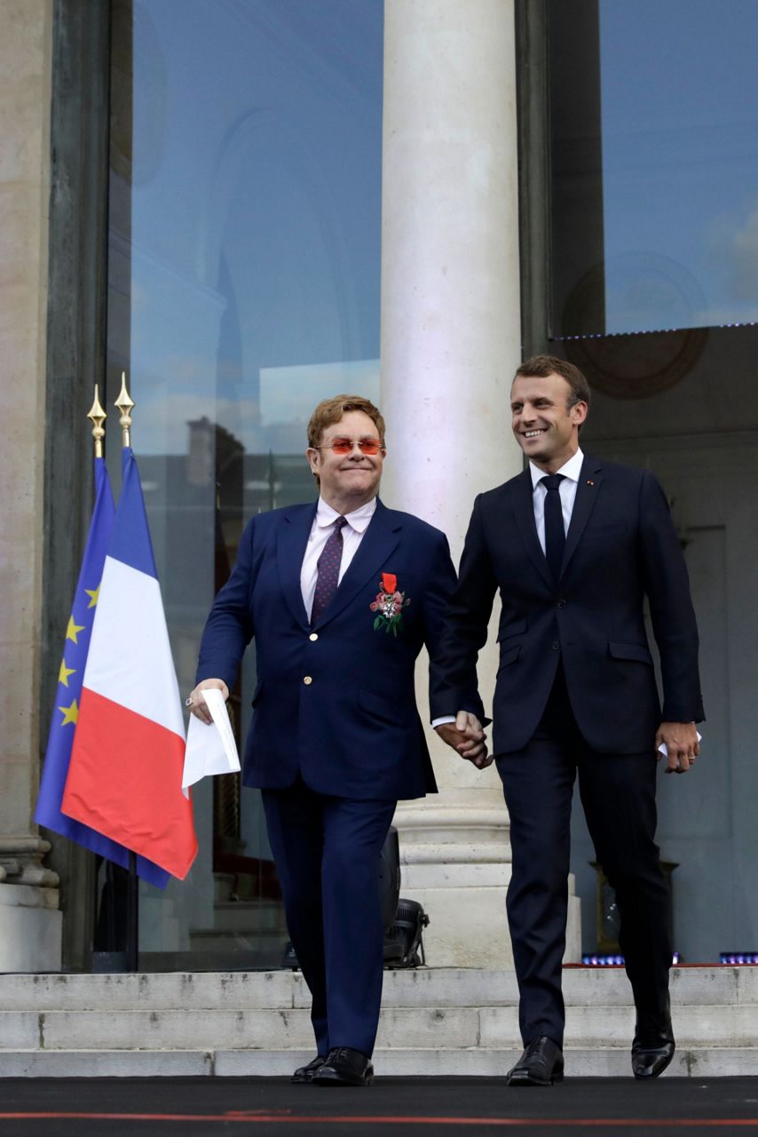 Sir Elton John to get France's Legion of Honor from Macron