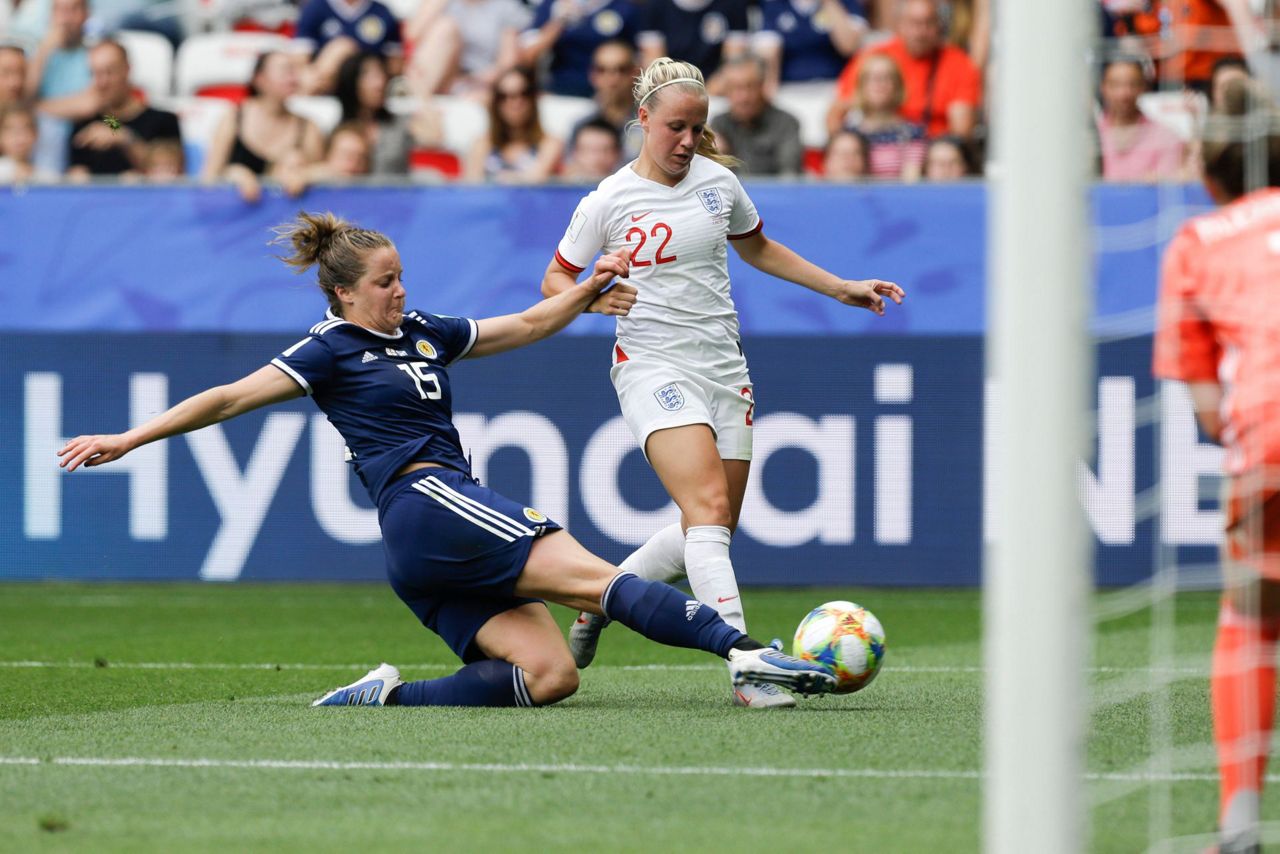 England beats neighbor Scotland 2-1 to open World Cup