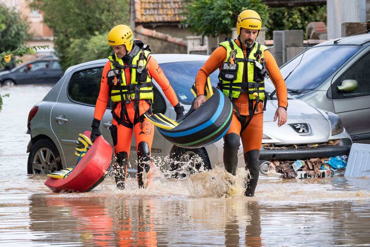 The Latest: Flash floods kill 13 people in southwest France