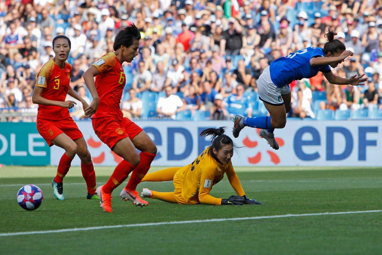 Italy beats China 2-0 to reach World Cup quarterfinals