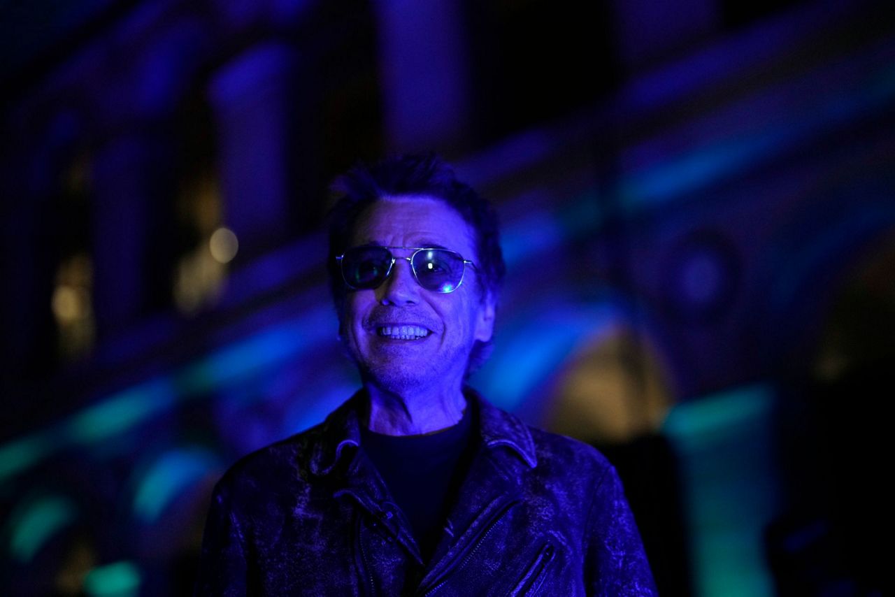 French electronic music pioneer Jarre shows no fatigue at 74