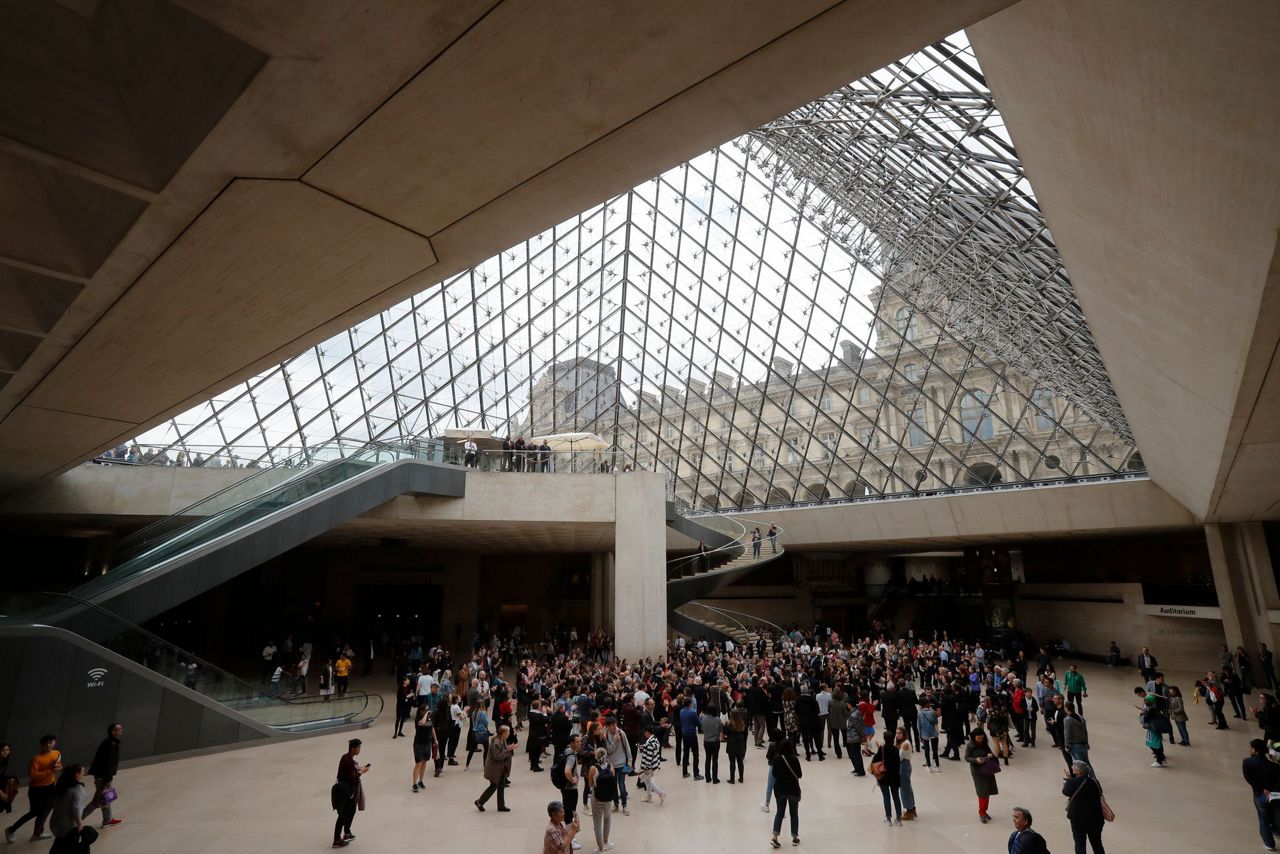 The Louvre museum pays tribute to pyramid's architect Pei