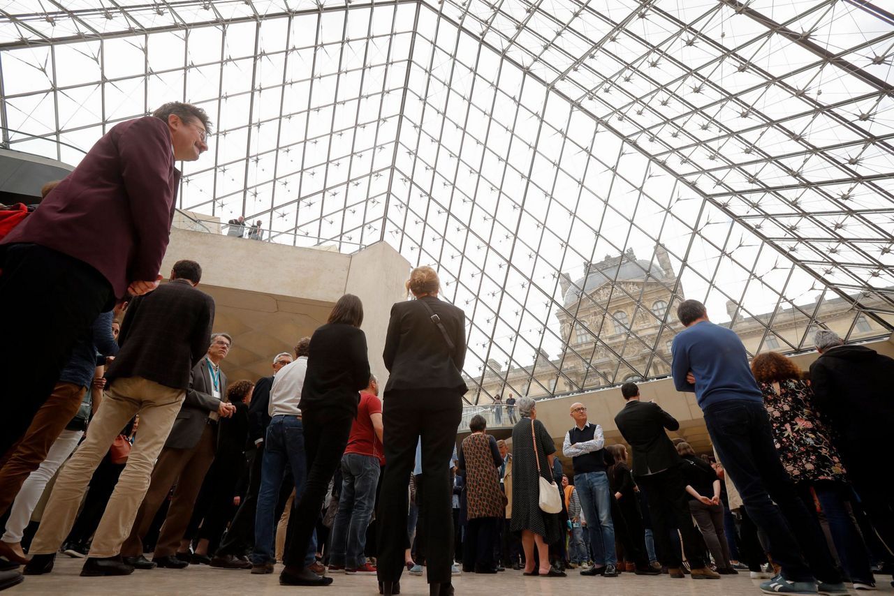 The Louvre museum pays tribute to pyramid's architect Pei