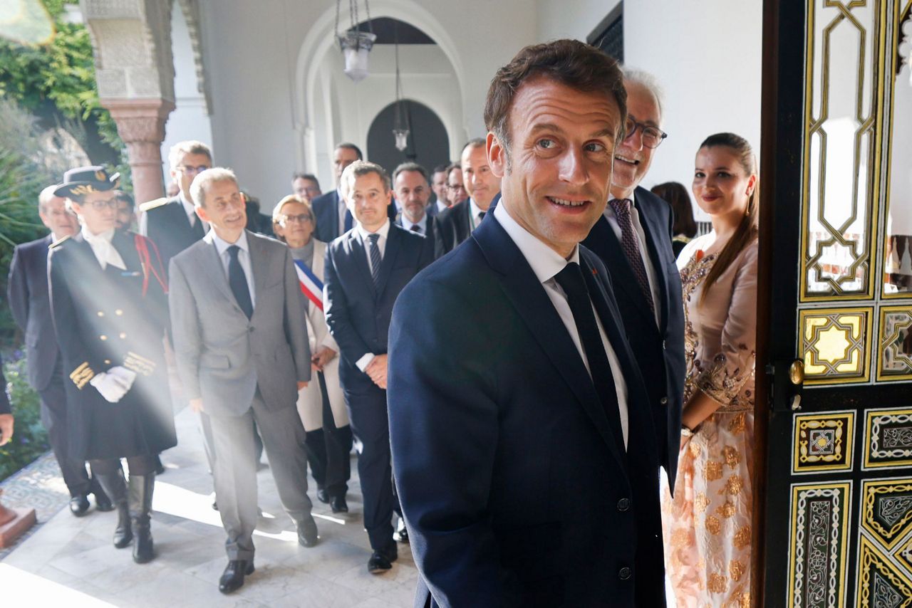 Macron visits Paris mosque to mark its 100th anniversary
