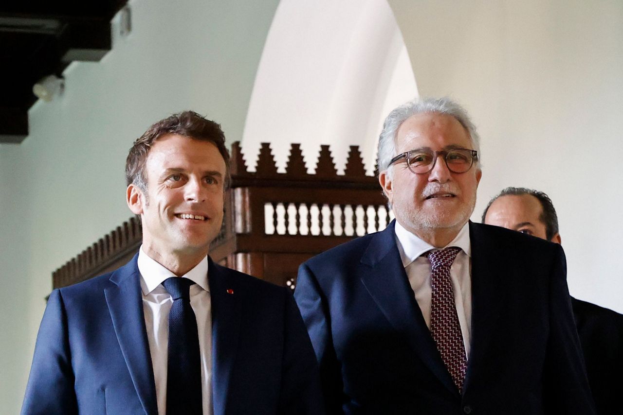 Macron visits Paris mosque to mark its 100th anniversary