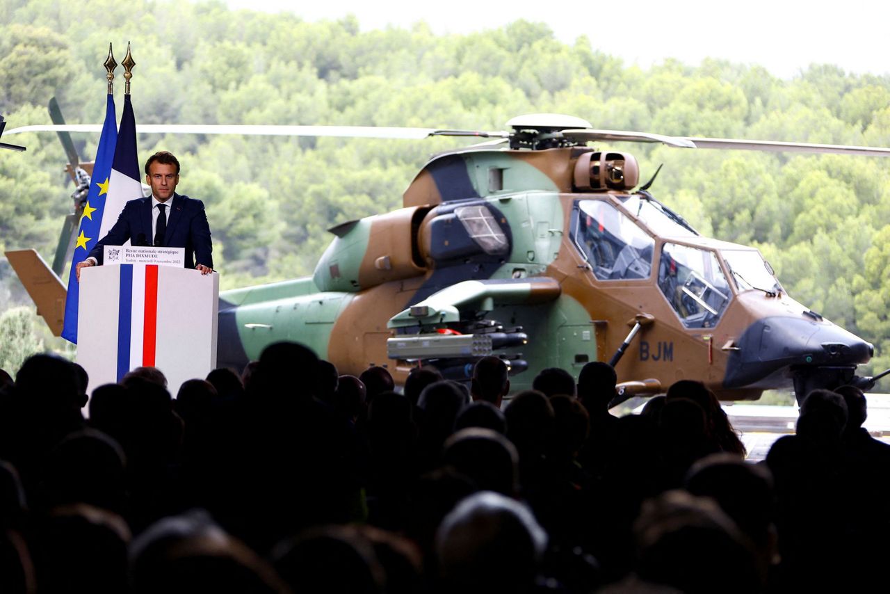 France sets its military goals as war is back in Europe