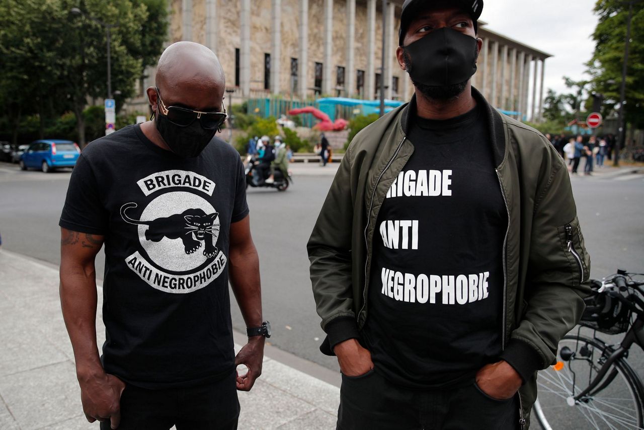 Anti-racism groups in Paris call out slave trader statues