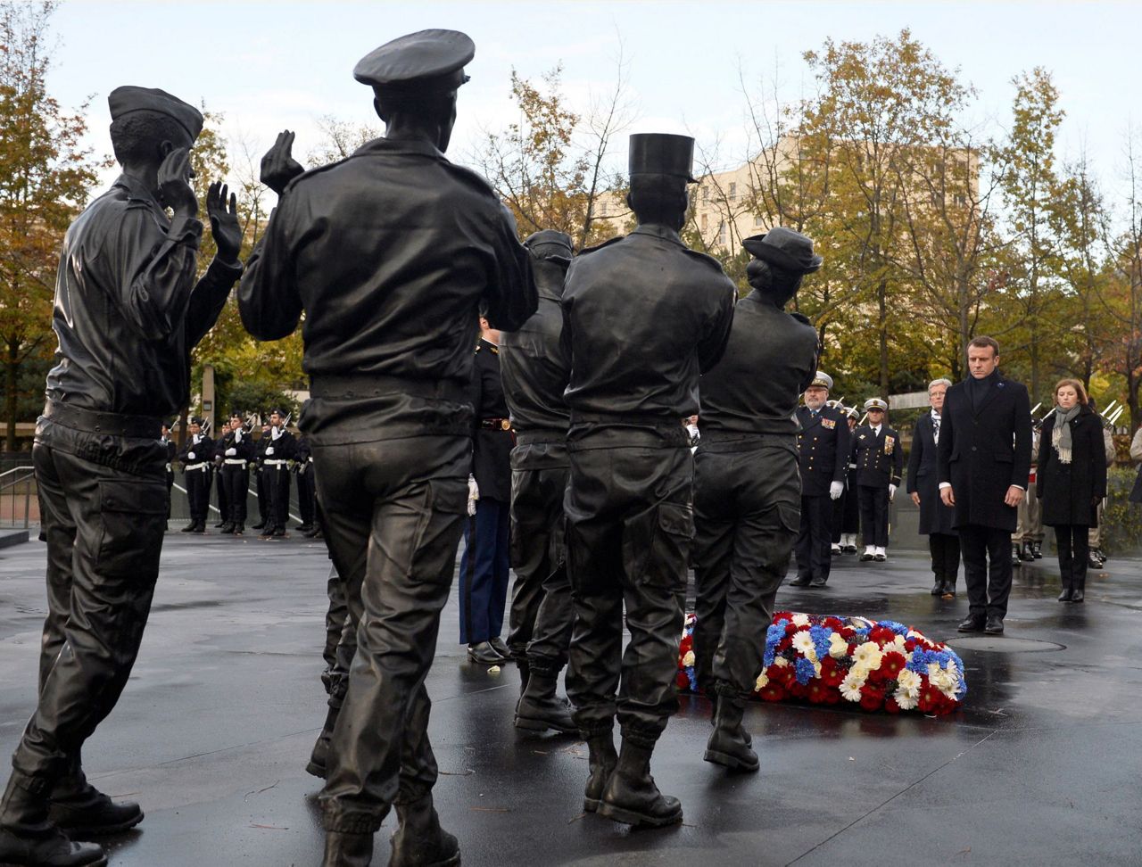 Macron marks Remembrance Day, 101 years since end of WWI