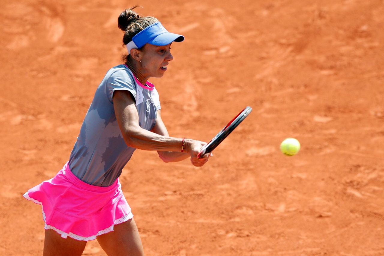 The Latest: Stephens into first French Open quarterfinal