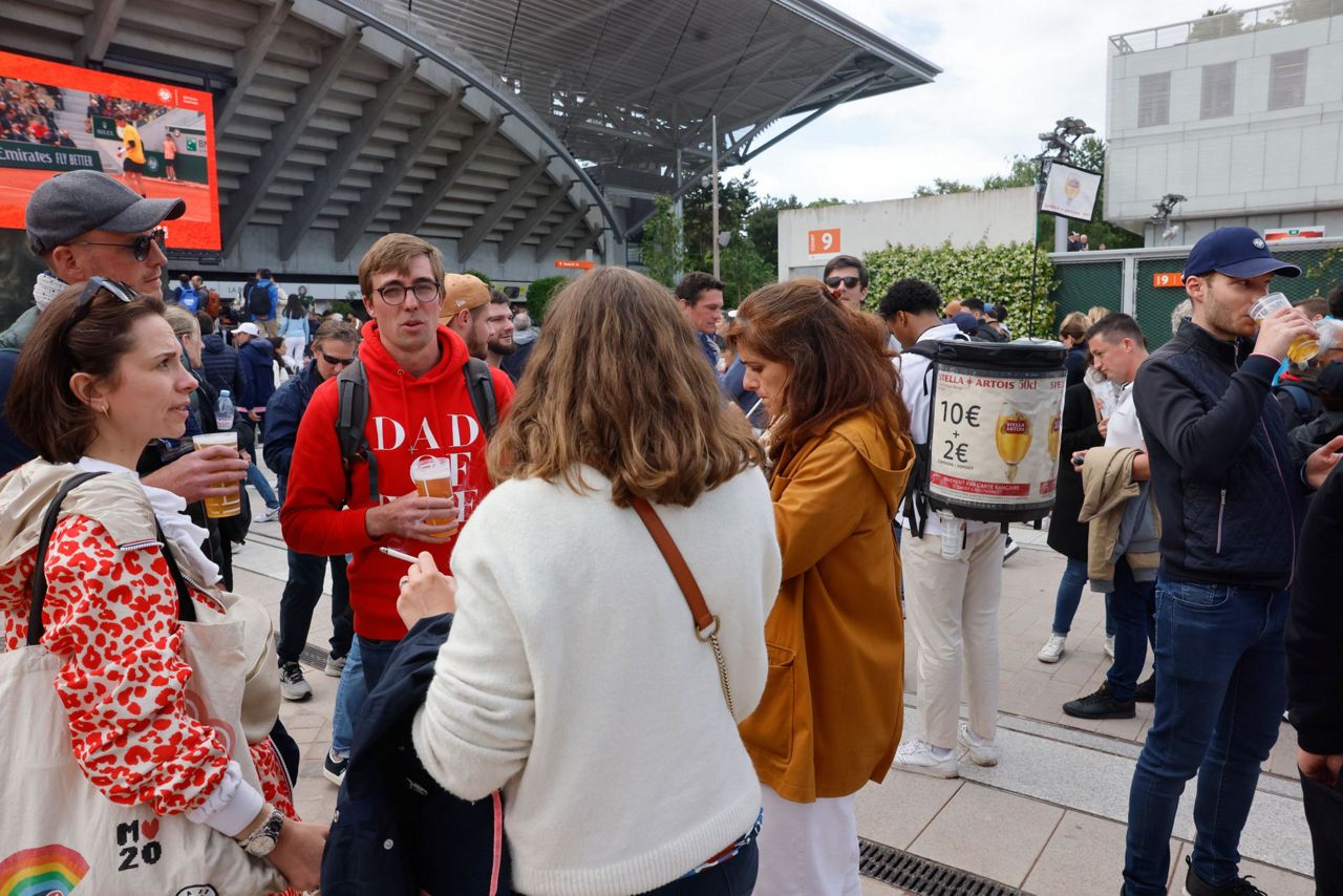 Sacré bleu! The French Open banned alcohol in the stands after fans ...