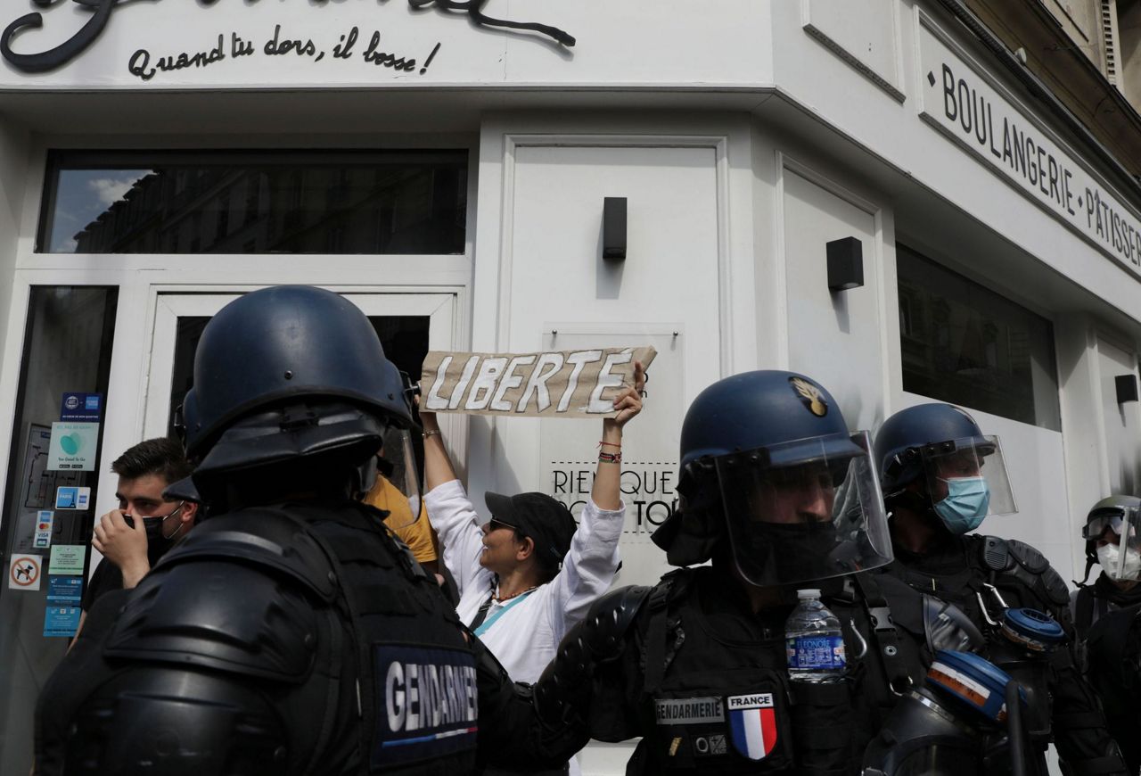 French security forces brace for anti-health pass protests