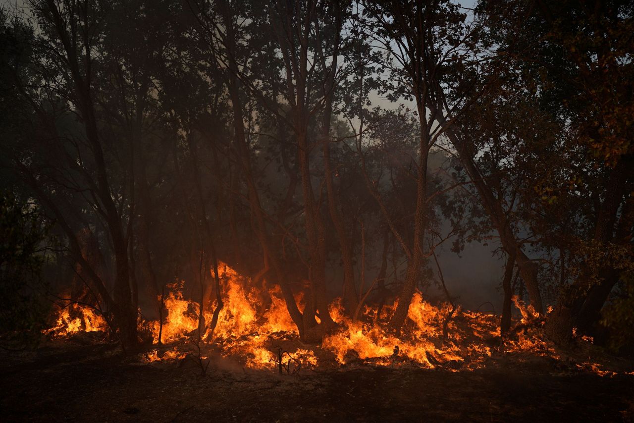 Wildfire raging near French Riviera kills 1, injures 27