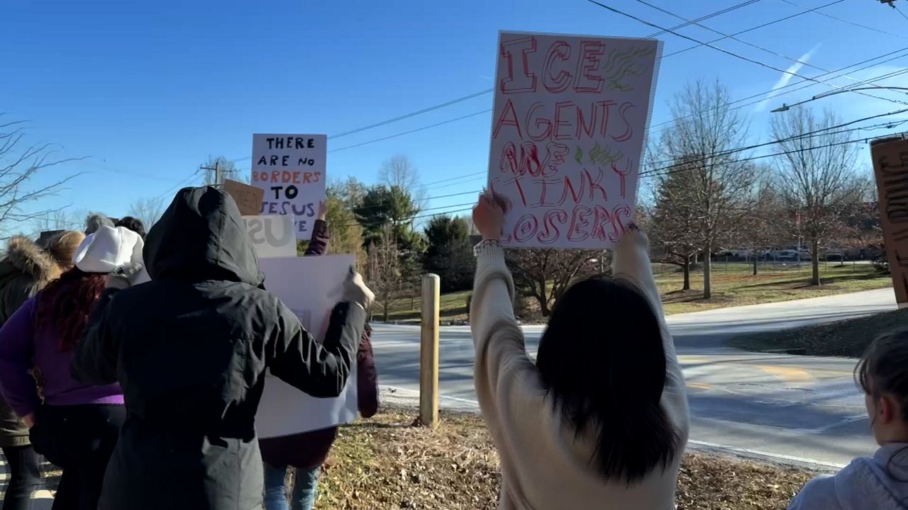 Students speak out during Free America protest