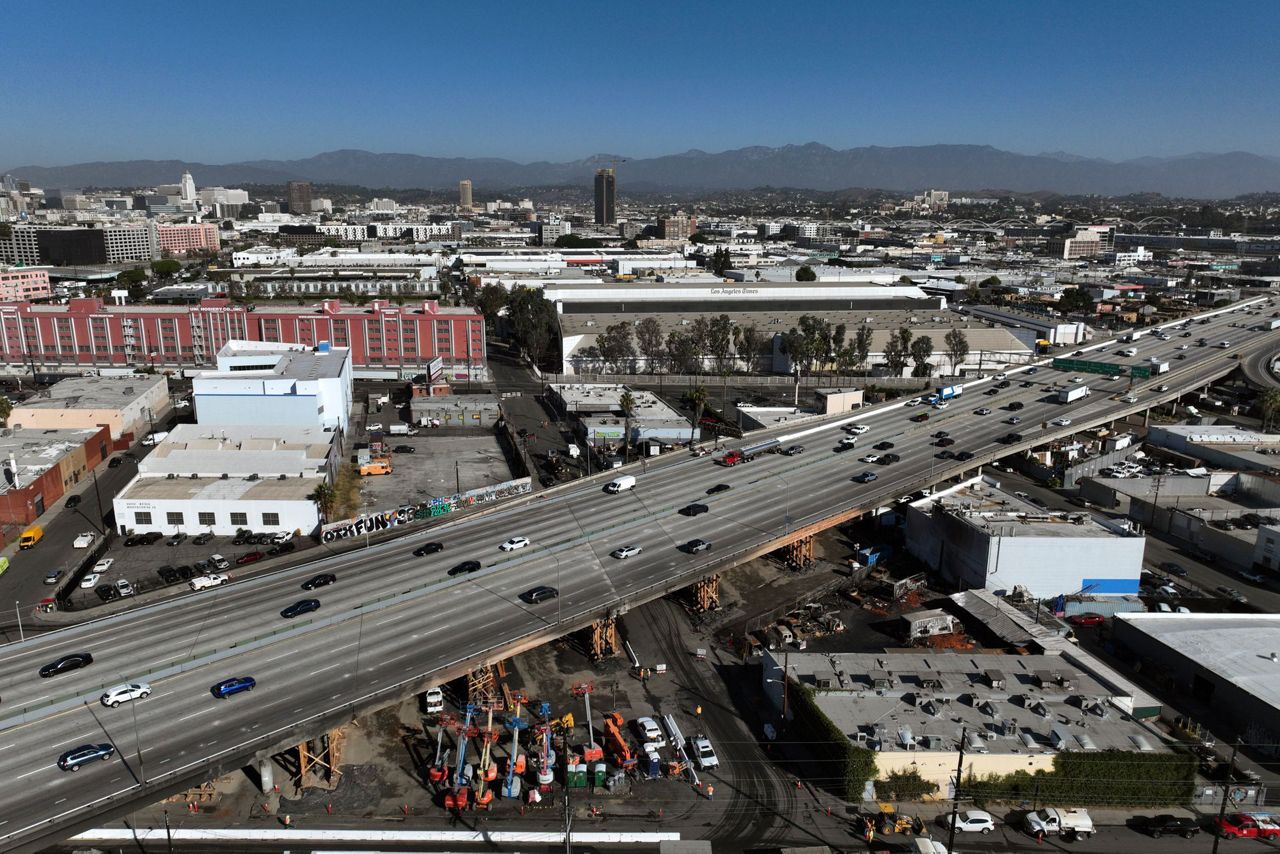 Los Angeles freeway is fully reopened after arson fire, just in time ...
