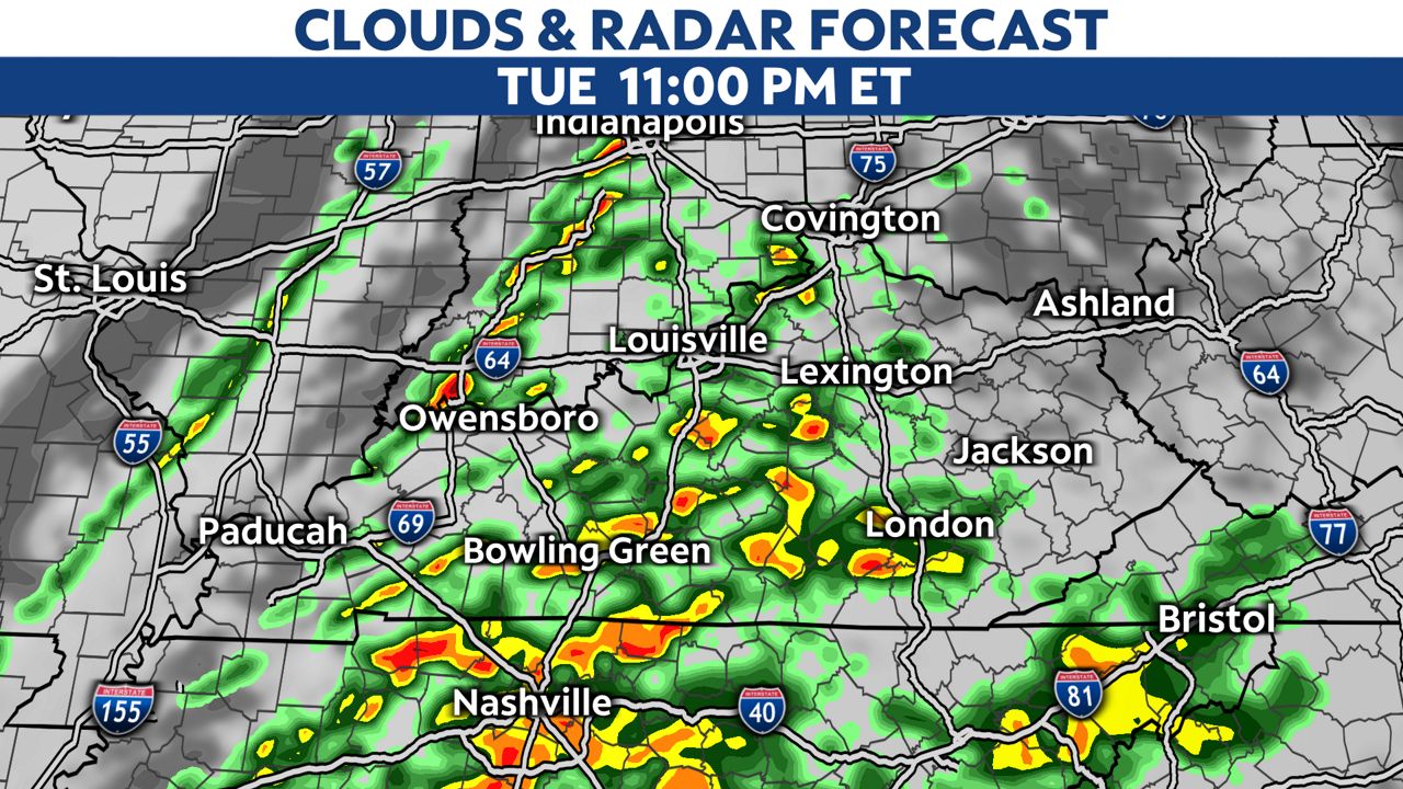 Rain, wind and thunderstorms late Tuesday into Tuesday night
