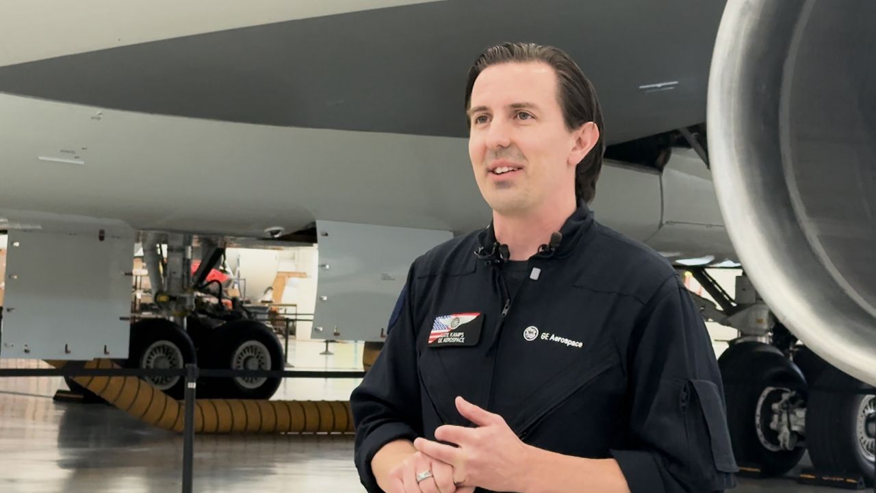 GE Aerospace showcases test plane