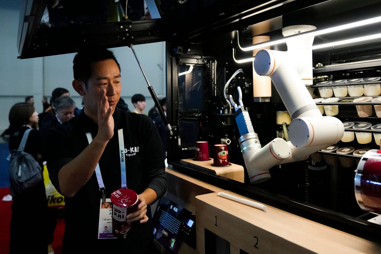 Robot baristas and AI chefs caused a stir at CES 2024 as casino union ...