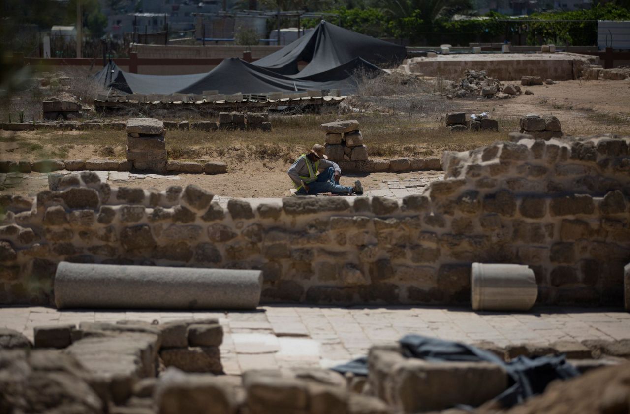 Gazans struggle to protect antiquities from neglect, looting