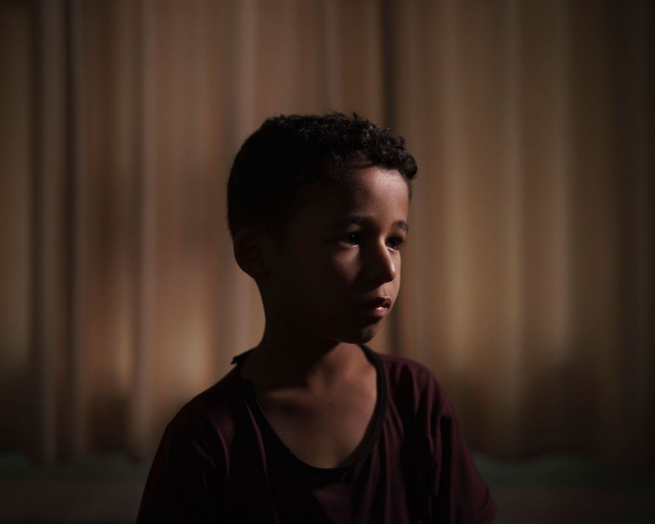 War's trauma apparent in portraits of Gazan children