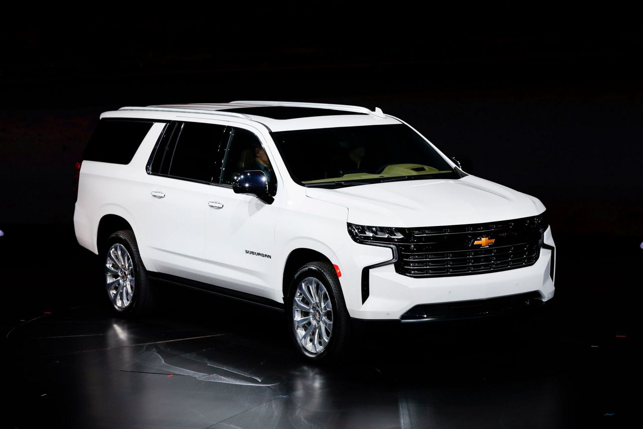 Amid climate change concern, GM rolls out big new Chevy SUVs