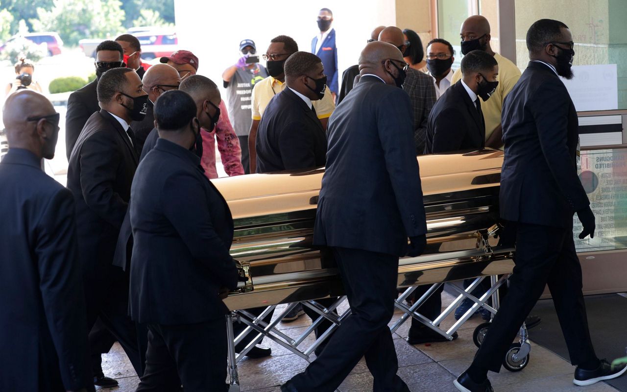 Houston to hold 6-hour public viewing of Floyd's casket