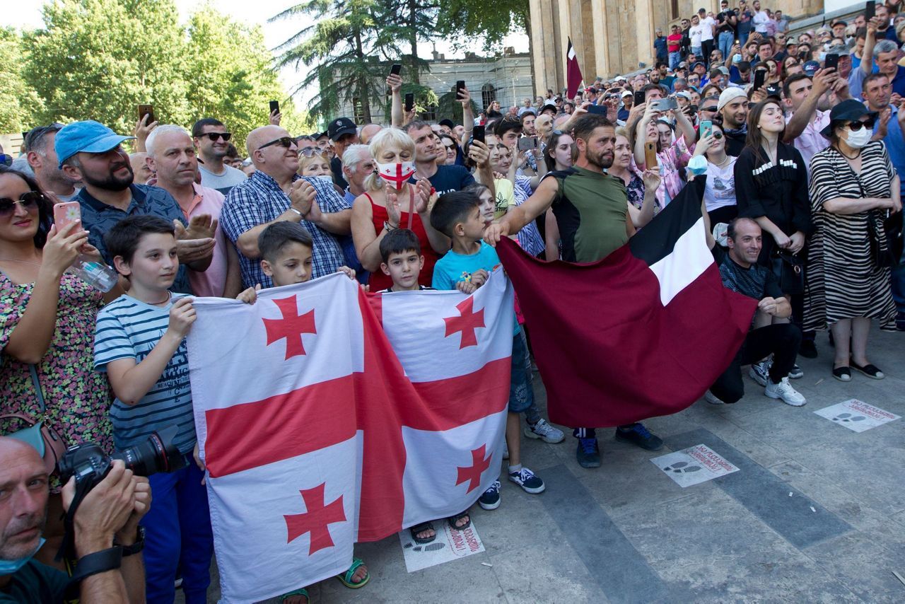 Journalists attacked, injured in Georgian anti-LGBT protest