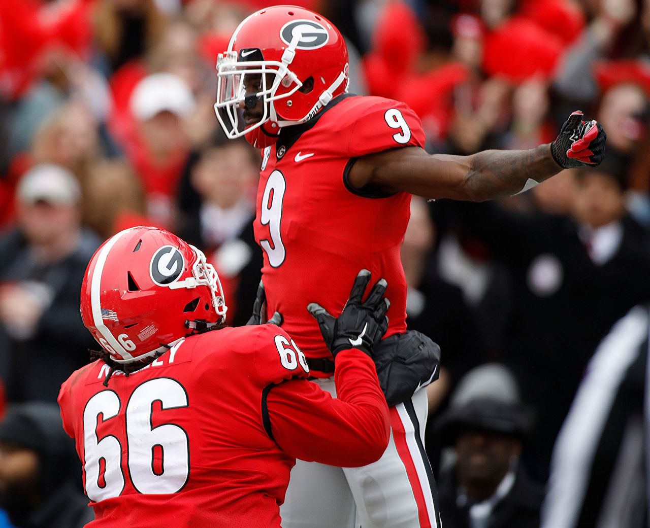 Georgia routs Ga Tech 45-21, Alabama up next for SEC title