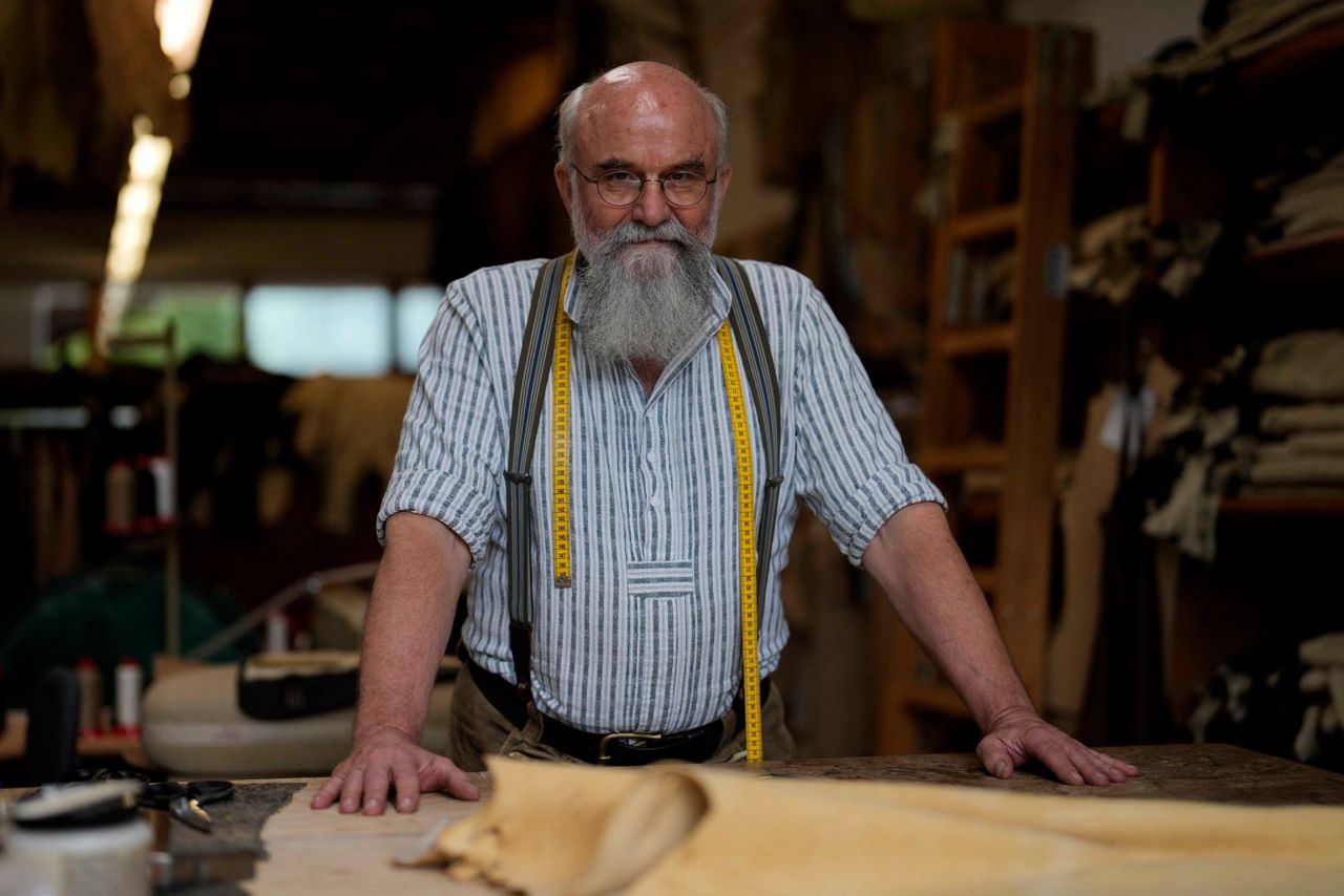 A German tailor who specializes in bespoke lederhosen is in high demand ...