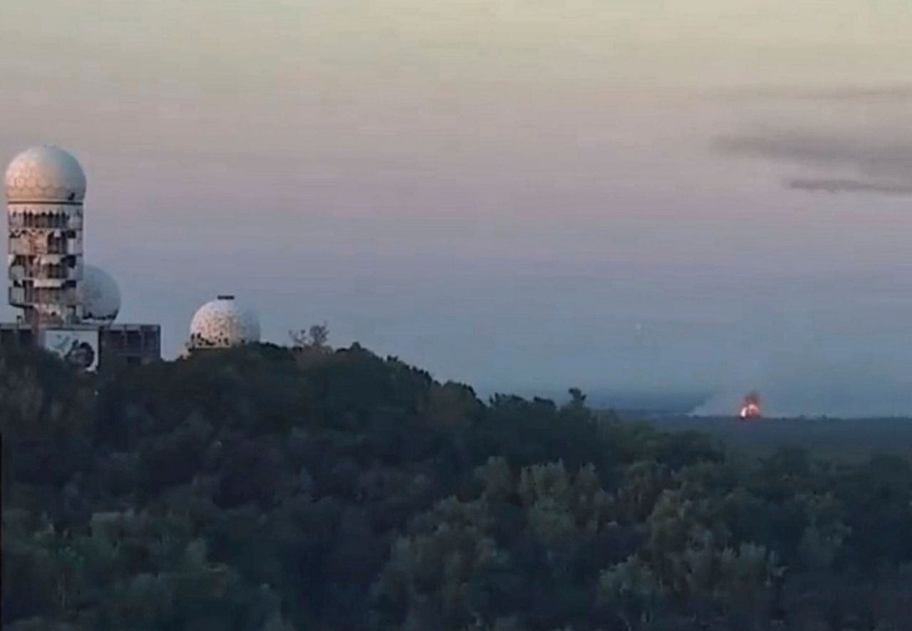 Fire triggered by explosions spreads in Berlin city forest