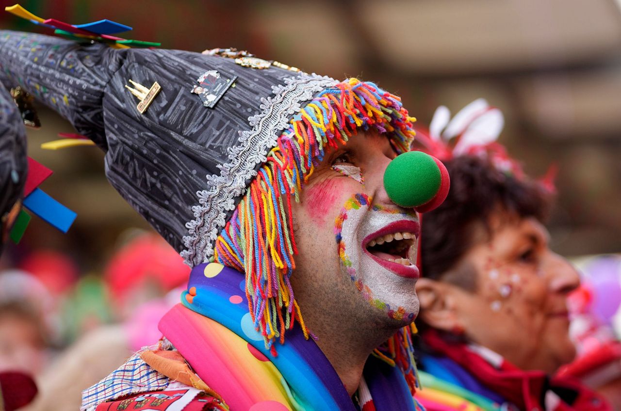 Revelers celebrate street Carnival across German Rhineland