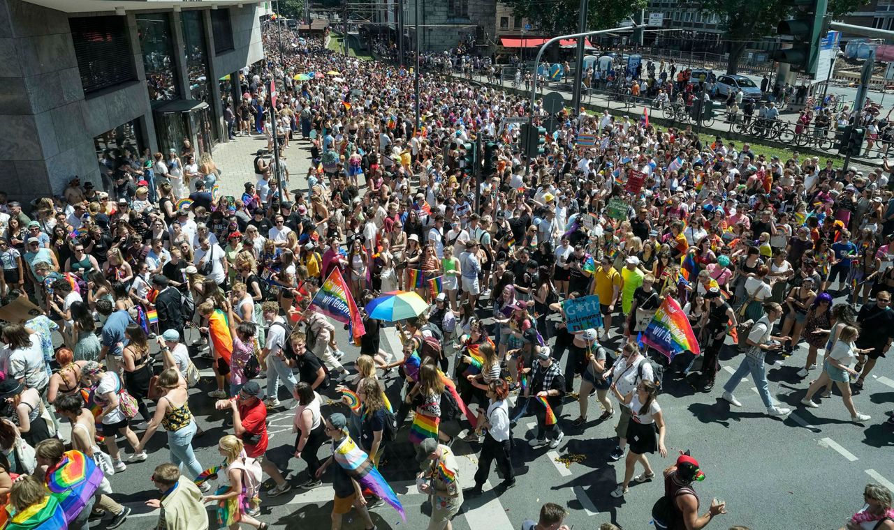 Cologne's Pride parade draws upwards of 1 million in Germany