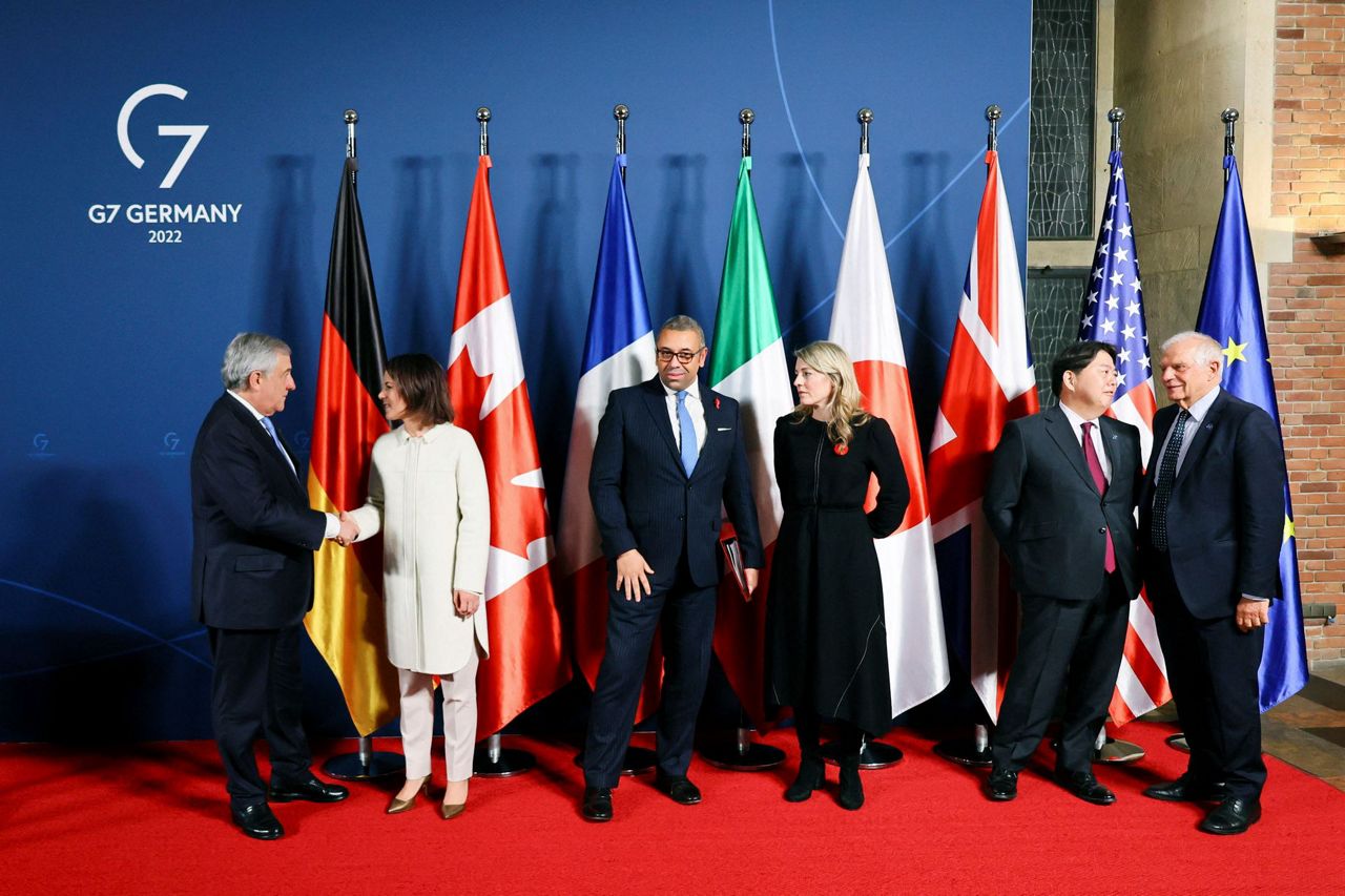G7 ministers rally support for Ukraine, suspicion of China