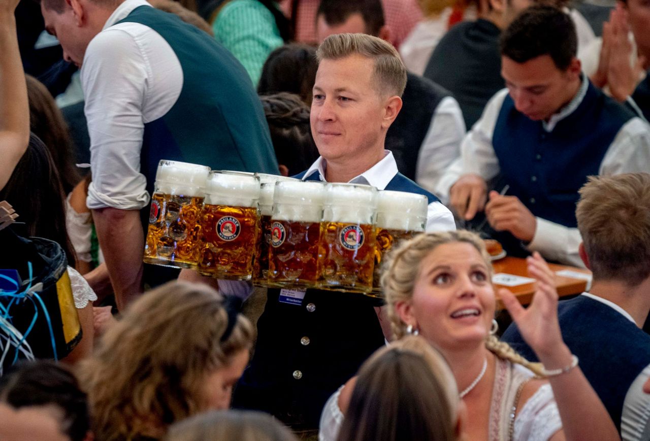 It's tapped: Germany's Oktoberfest opens after 2-year hiatus