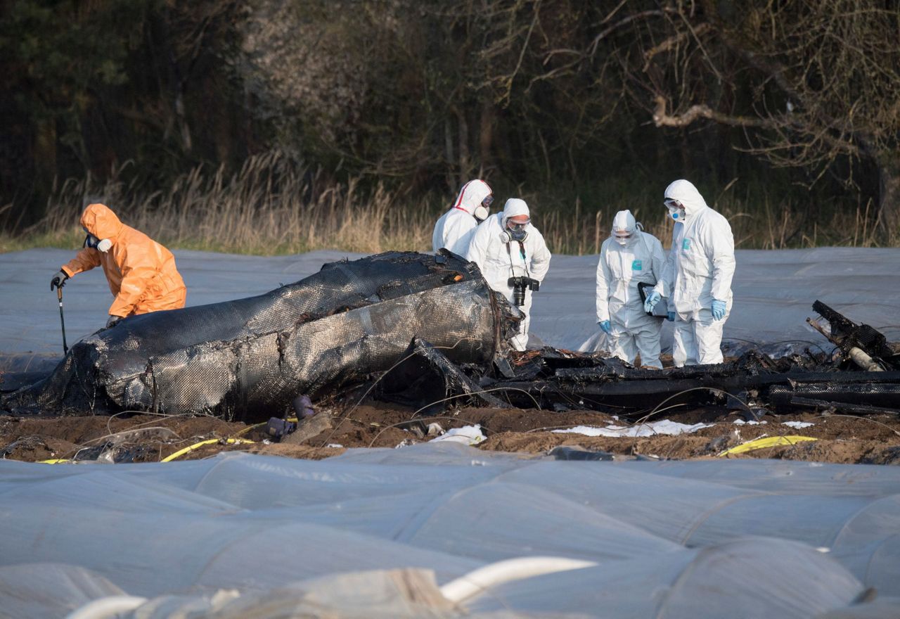 German authorities recover bodies from small plane wreck