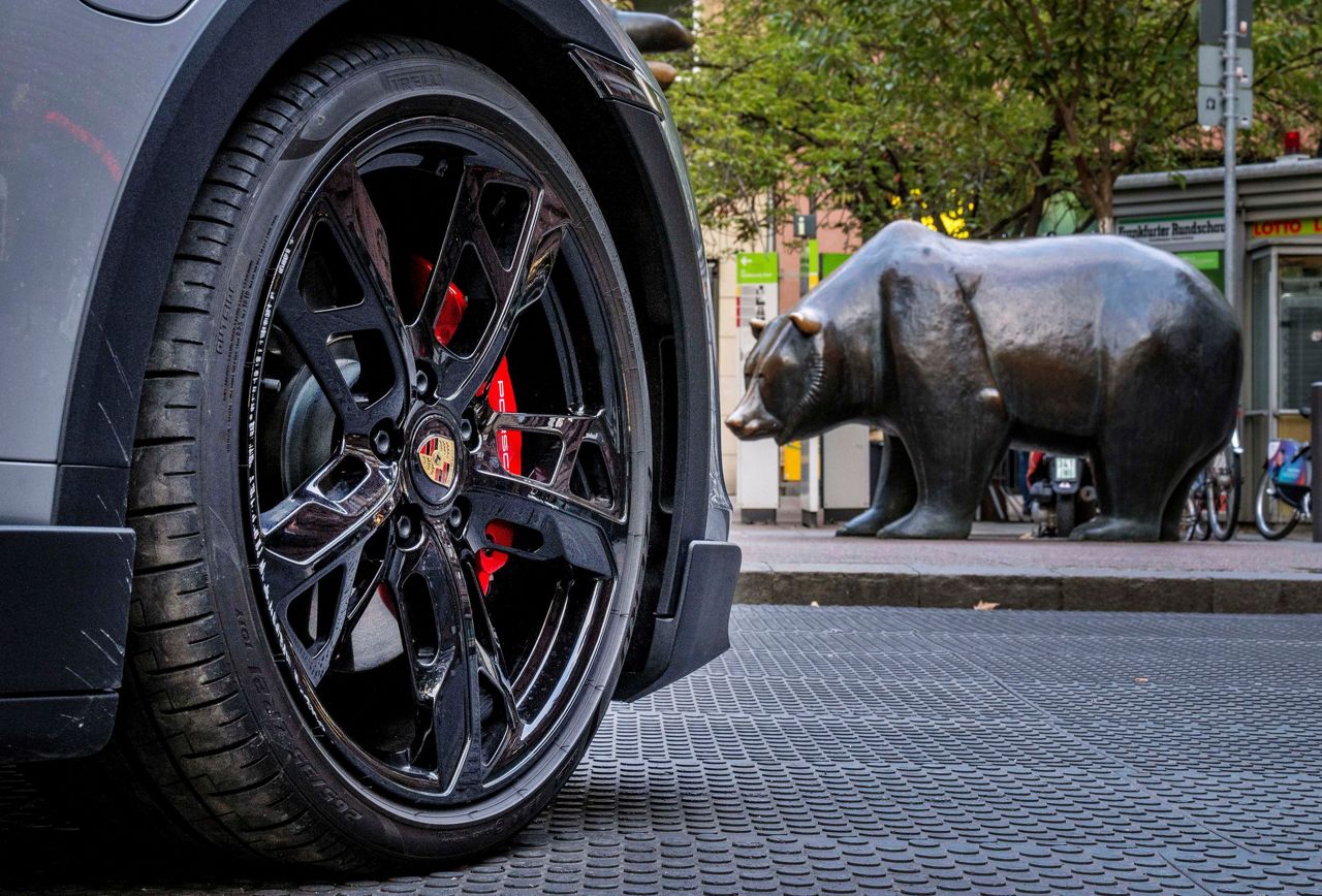 Porsche shares rise in one of Europe's largest market debuts