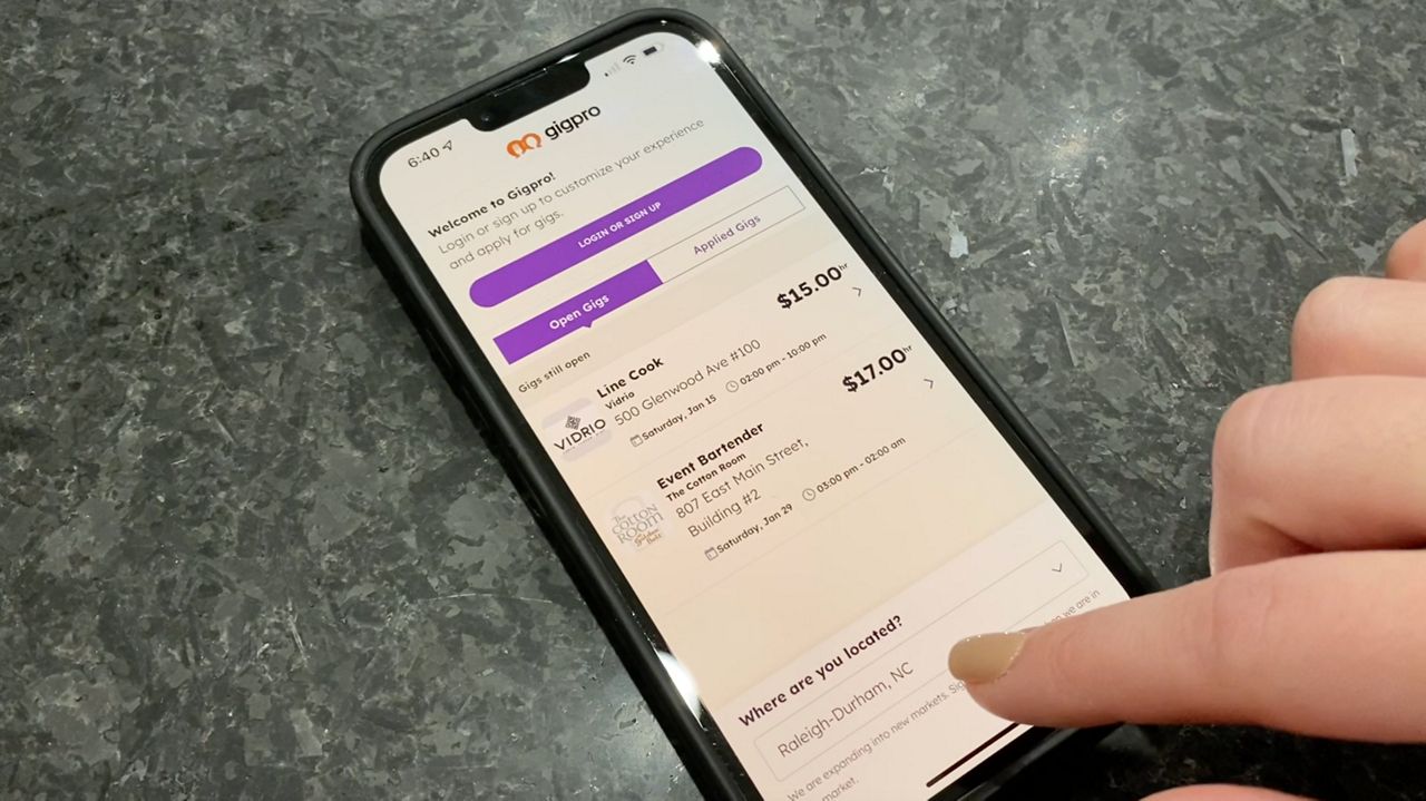 Hospitality app launches in the Triangle to help fill shifts