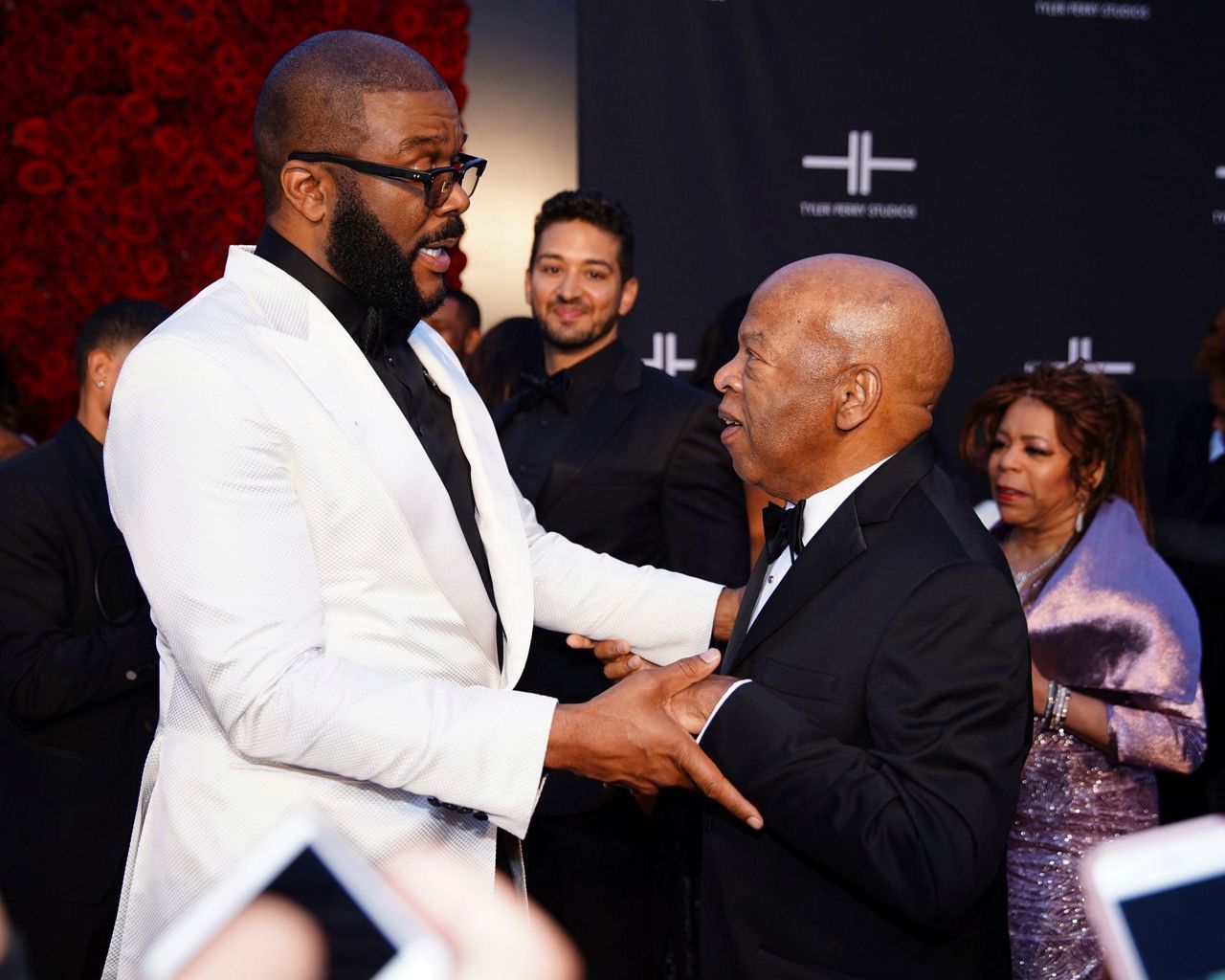 Hollywood A-list hits red carpet at Tyler Perry's new studio