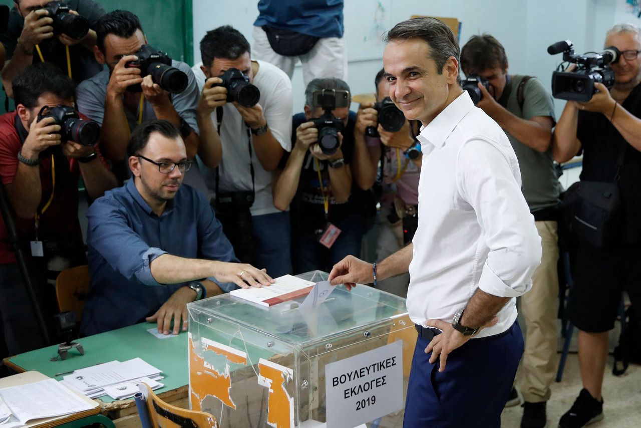 Greeks vote in 1st parliamentary election since bailout end