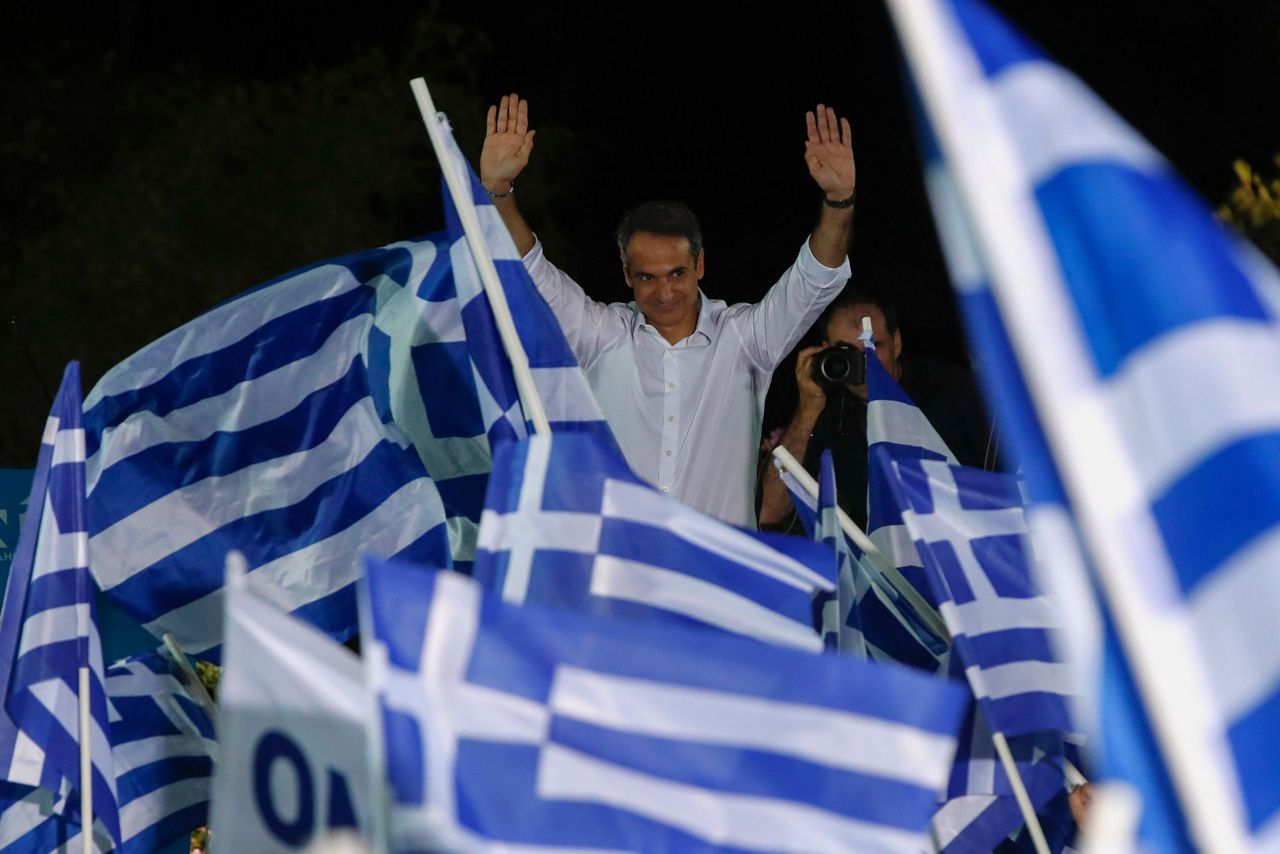 Greek election front runner keeps campaign unusually low-key