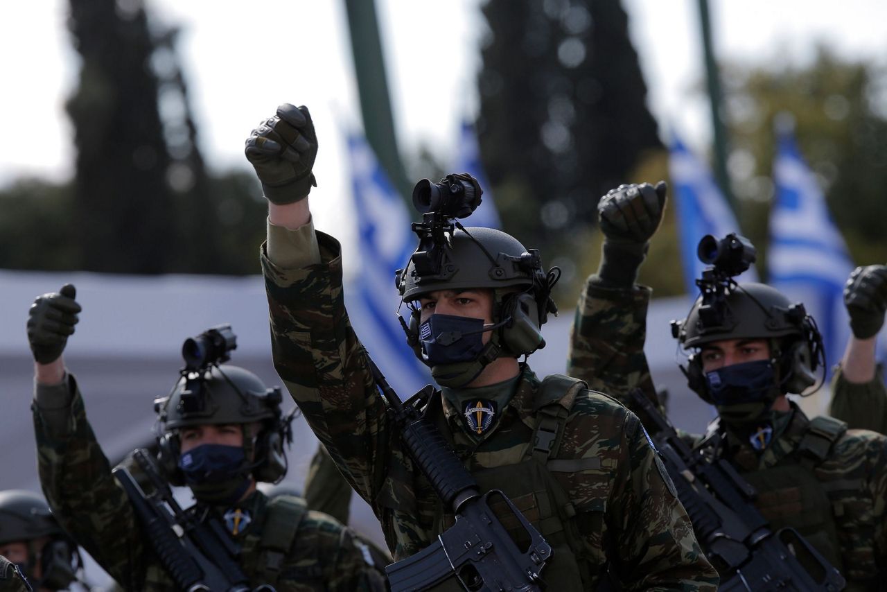 Greek Independence Day events culminate in military parade