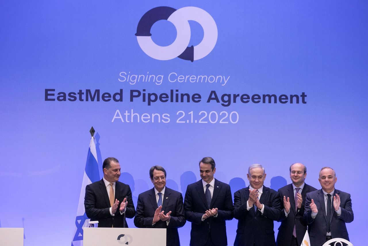 Leaders of Greece, Israel, Cyprus to sign gas pipeline deal