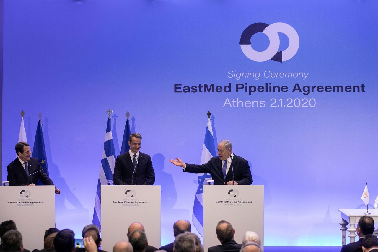 Leaders of Greece, Israel, Cyprus to sign gas pipeline deal
