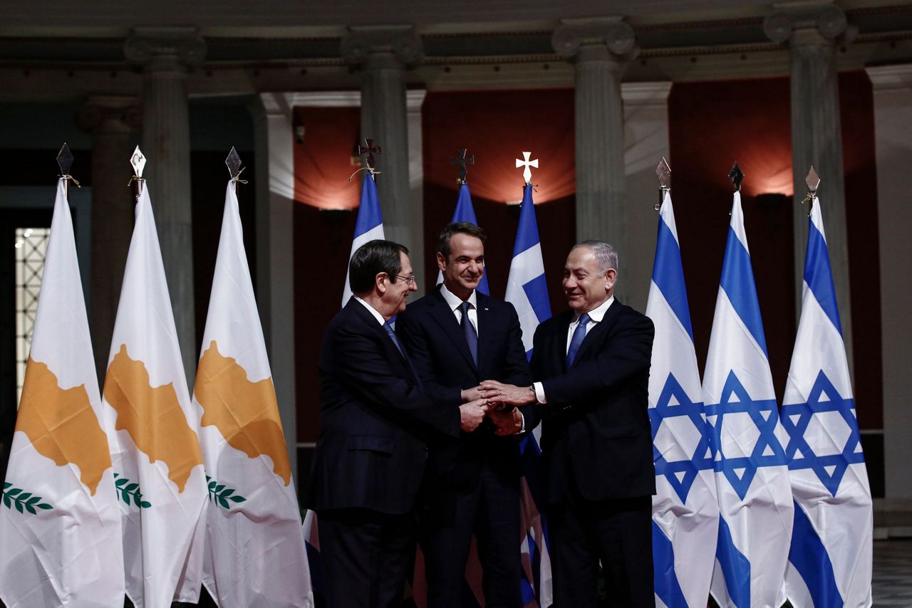 Leaders of Greece, Israel, Cyprus to sign gas pipeline deal