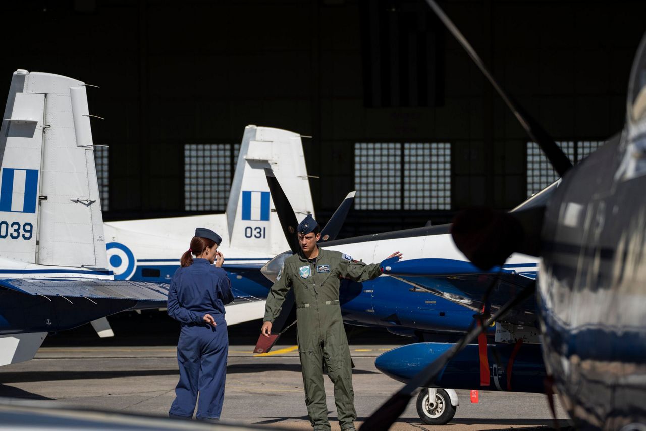 With eye on Turkey, Greece opens Israeli-built flight school