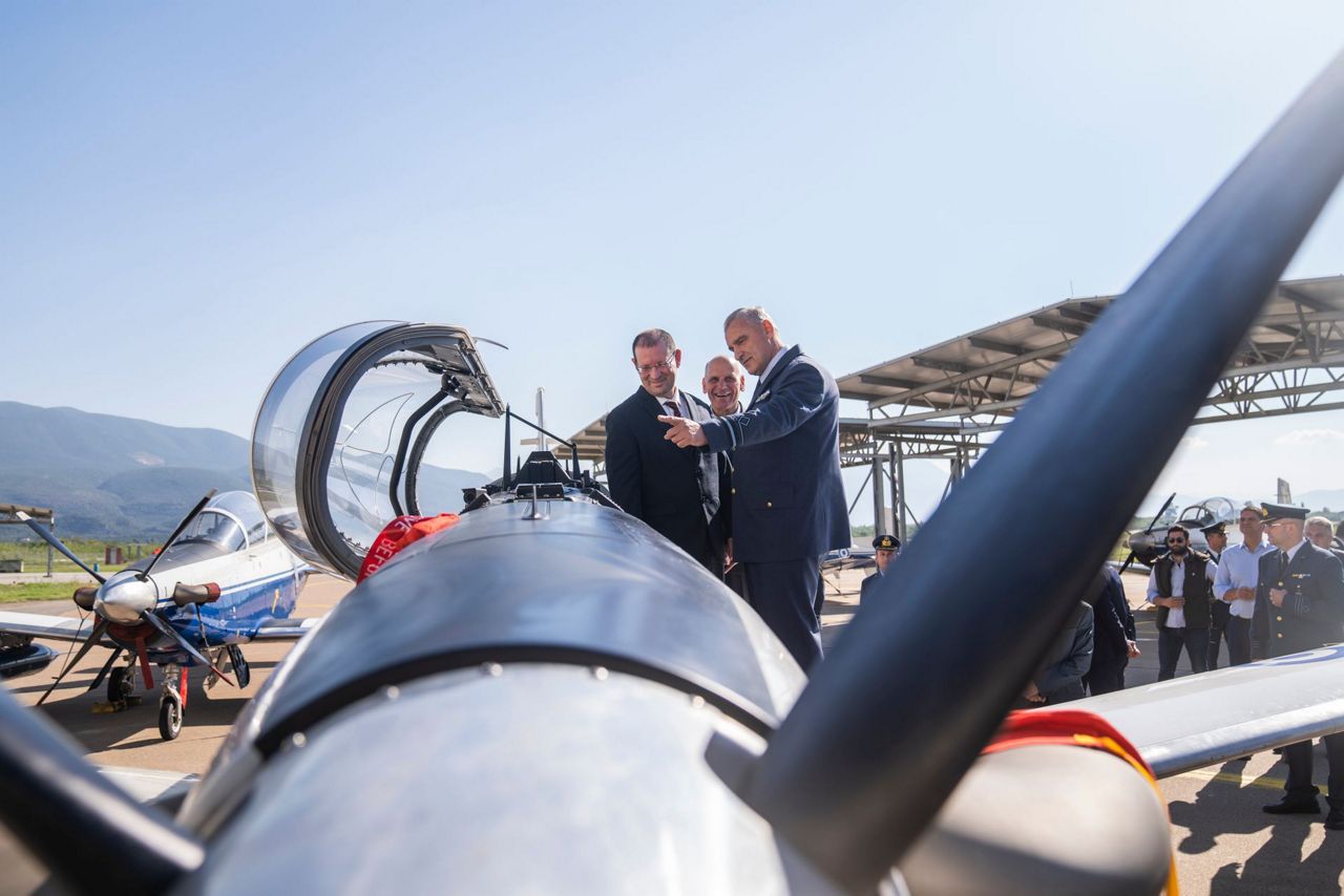 With eye on Turkey, Greece opens Israeli-built flight school