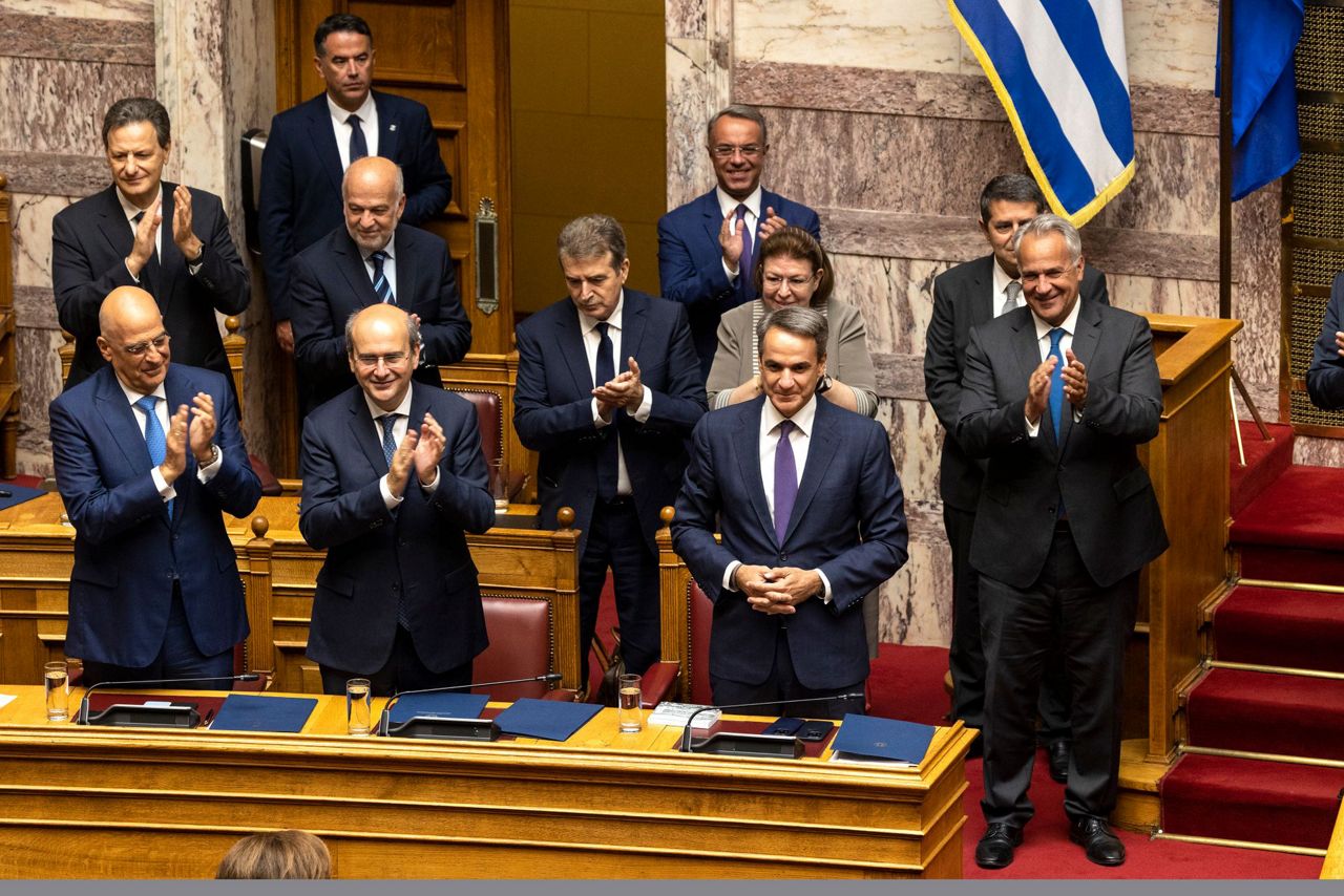 Greece's government wins vote of confidence in Parliament to begin a ...