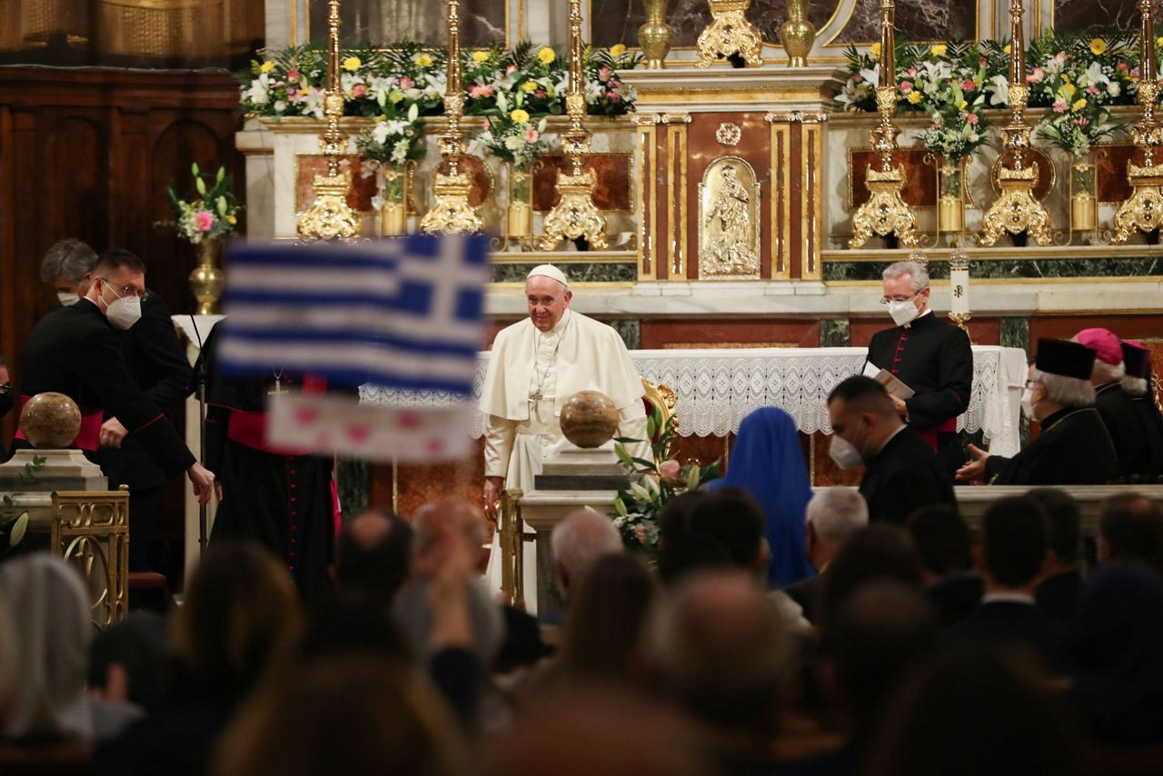 In Greece, Pope to seek deeper ties with eastern churches